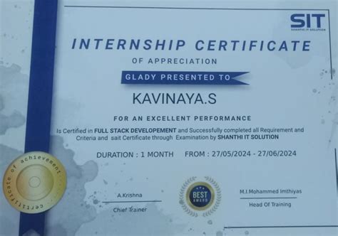 Kavinaya S On Linkedin Newbeginnings Professionalgrowth Fullstackdeveloper Shanthiitsolutions