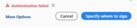 Solved Authentication Failed In Adobe Acrobat Pro Adobe Community