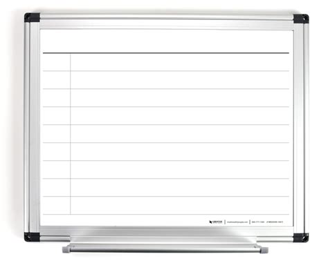 Blank List 14x11 Dry Erase Whiteboard Creative Safety Supply