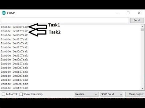 FreeRTOS Binary Semaphore Tasks Synchronization Example Using Arduino Arduino Semaphore Task