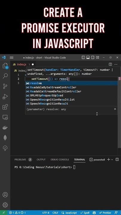 Create A Promise Executor In Javascript Tutorial For Beginners 2022 Youtube