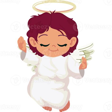 Pequeno Anjo Religioso ícone Isolado 52793318 Png