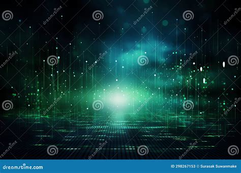 Digitization Of The City Concept Of Stock Illustration Illustration