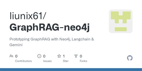 Github Liunix61graphrag Neo4j Prototyping Graphrag With Neo4j Langchain And Gemini