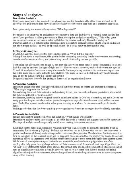 data analysis notes for better understanding of data stages of
