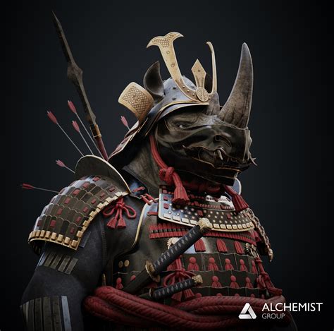 Artstation Rhino Samurai Armor