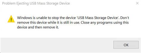 Cannot Eject Safely An External Usb Drive Windows 10 Forums