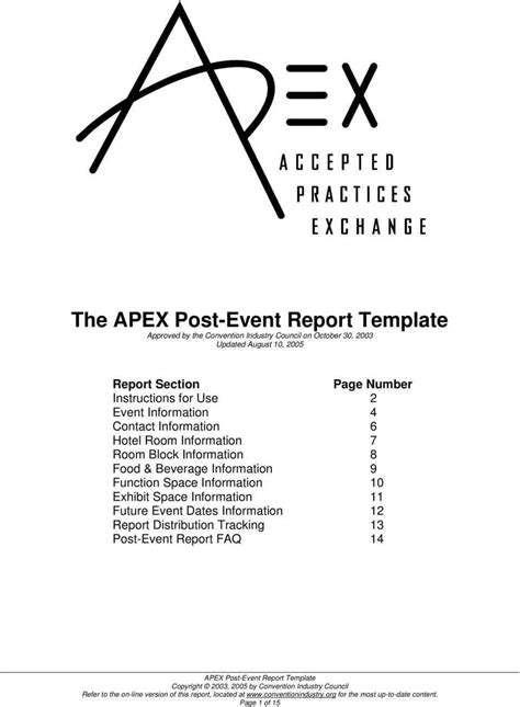 Report Event Template Post Word Download Sample Debrief The Intended For Post Event Evaluation