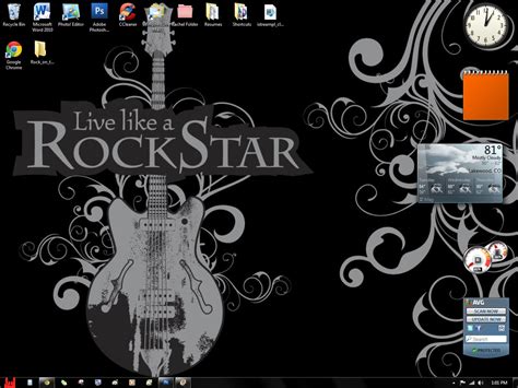 Rock On Windows Theme By LivingForTheFuture On DeviantArt
