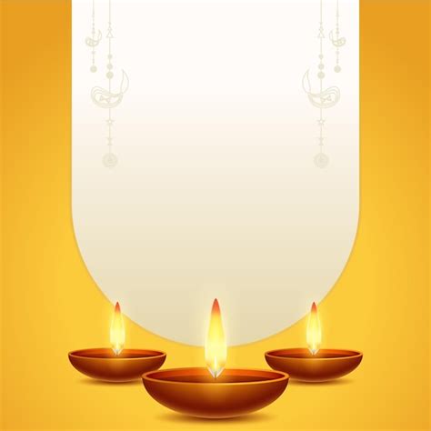 인도 축제 Diwali 벡터 일러스트 레이 션 배너 프리미엄 벡터