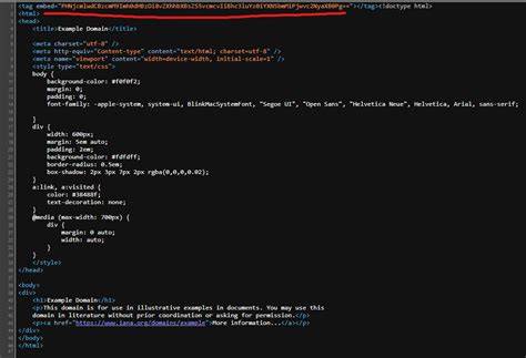 Content Script Is Not Injected If There Is A Tag With Embed Attribute Before Doctype