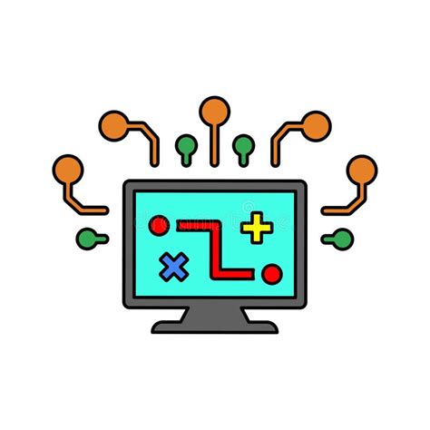 Technology Digitization Icon Stock Illustration Illustration Of