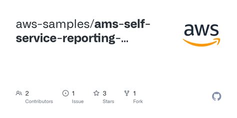 Github Aws Samplesams Self Service Reporting Aggregator