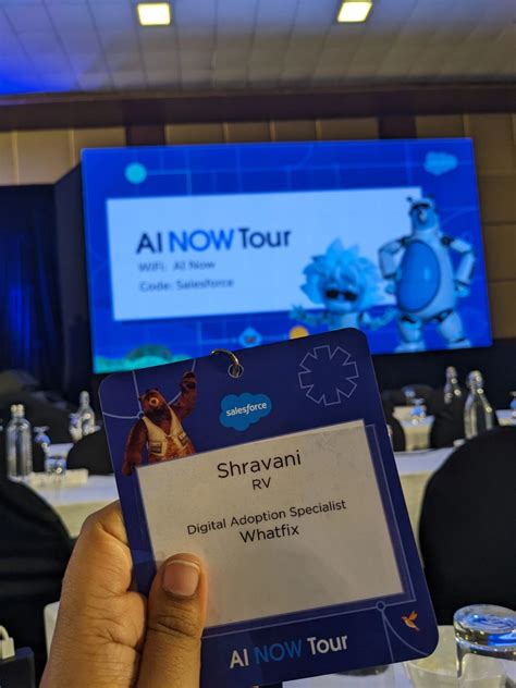 Shravani Rv On Linkedin Whatfix Trailhead Salesforceai Ainowtour Agentforce…