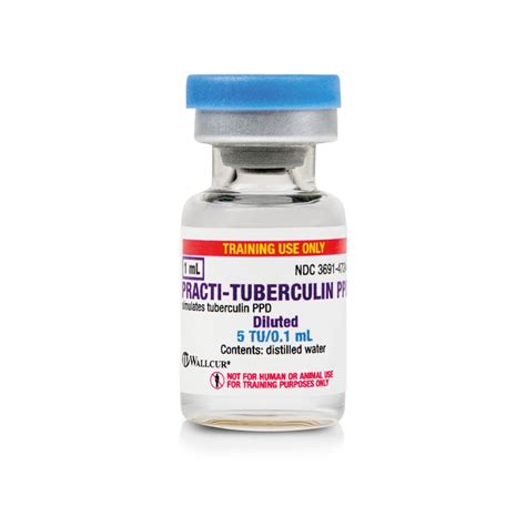 Practi Tuberculine Ppd Flacon De 1ml ×40 1024880 Wallcur 407tu