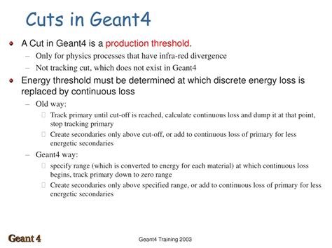 Ppt The Geant4 Simulation Toolkit Powerpoint Presentation Free Download Id9500147