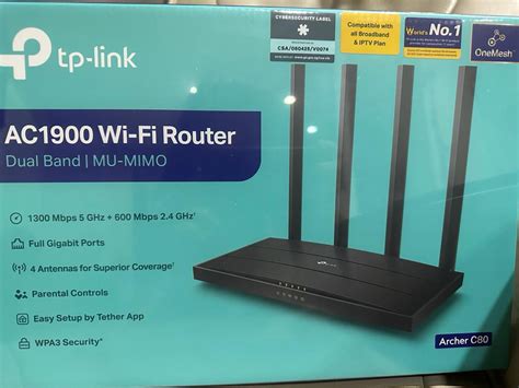 TP Link AC1900 Wifi Router Computers Tech Parts Accessories Networking On Carousell