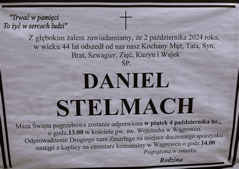 Ostatnie PoŻegnanie Odeszli Od Nas Daniel Stelmach Henryk Trybuś • Okno Na Wągrowiec
