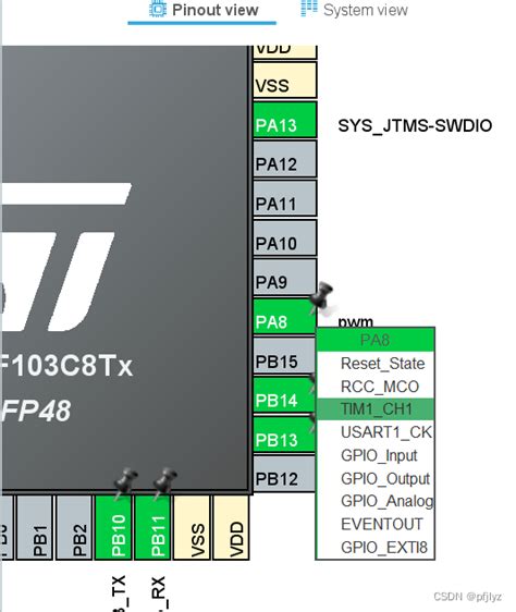 使用cubemx配置定时器输出pwm波 Csdn博客