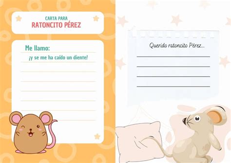 Carta Al Raton Perez Plantillas Materiales Educativos Para Maestros