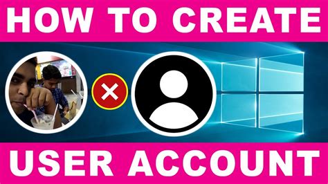 How To Create User Account In Windows 10 Step By Step Youtube