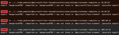 Fix Dangeroushtml In Fast Element Is Not Exported · Issue 6661