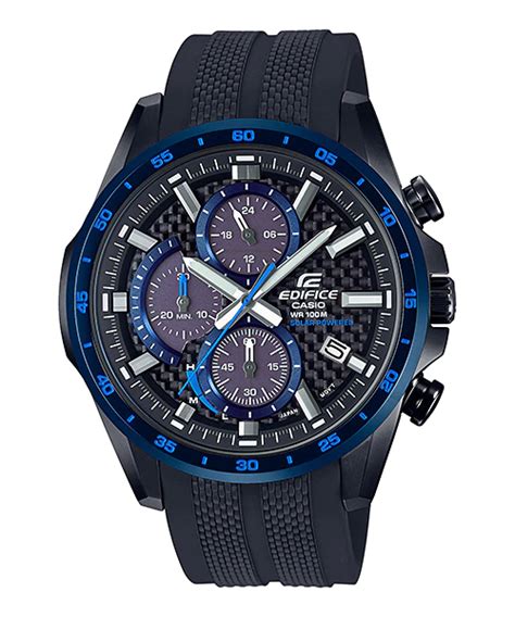 Casio Edifice Solar Powered Chronograph รุ่น Eqs 900pb 1bv นาฬิกา