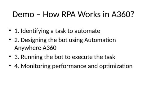 Rpaautomationanywherea360presentationpptx