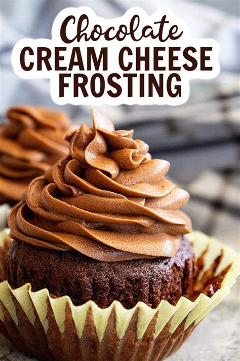 Decadent Chocolate Cream Cheese Frosting Recipe Chocolate Cream