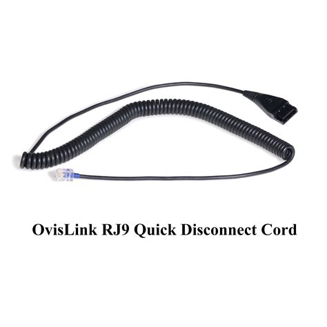 Ovislink Dual Ear Headset With Rj9 Quick Disconnct Cord