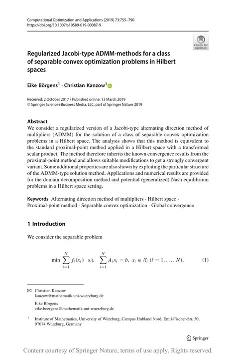 Regularized Jacobi Type Admm Methods For A Class Of Separable Convex Optimization Problems In