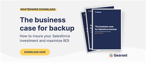 How To Make A Business Case For A Salesforce Backup Solution Gearset