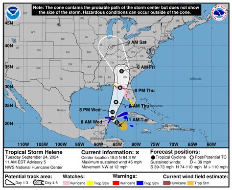 Hurricane Helene Spaghetti Models Track The Storms Path Mashable