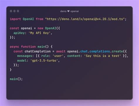 deno on linkedin deno node chatgpt openai javascript typescript