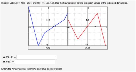 solved let h x f x ⋅g x and k x f x g x use the