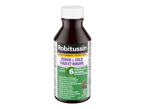 Robitussin Cough And Cold Extra Strength Syrup Cherry 100ml