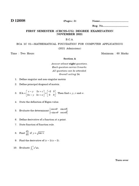 Mathematical Foundation2021 Pdf Eigenvalues And Eigenvectors Operator Theory