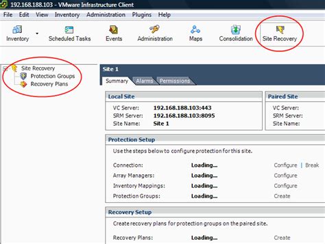 Виртуализация Установка и настройка VMware Site Recovery Manager SRM в лаборатории с