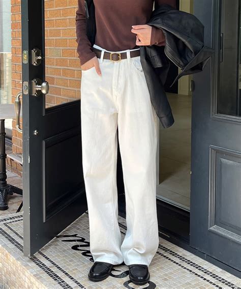 디카일리 🌼봄 신상 맛보기 필수소장템 베이직 세미와이드 일자핏 코튼팬츠 3color 세미와이드봄가을간절기컬러기본데일리룩출근룩베이직베스트