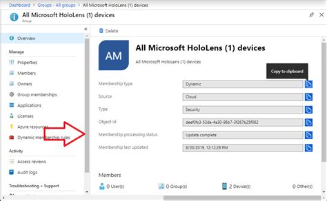 How Can I Create Dynamic Groups For Different Hololens Devices In Microsoft Intune Just