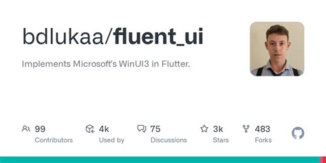 Github Bdlukaa Fluent Ui Implements Microsoft S Winui In Flutter