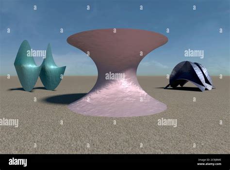 Geometrical Forms With Minimal Surfaces Represented As Sculptures A Minimal Surface Is One