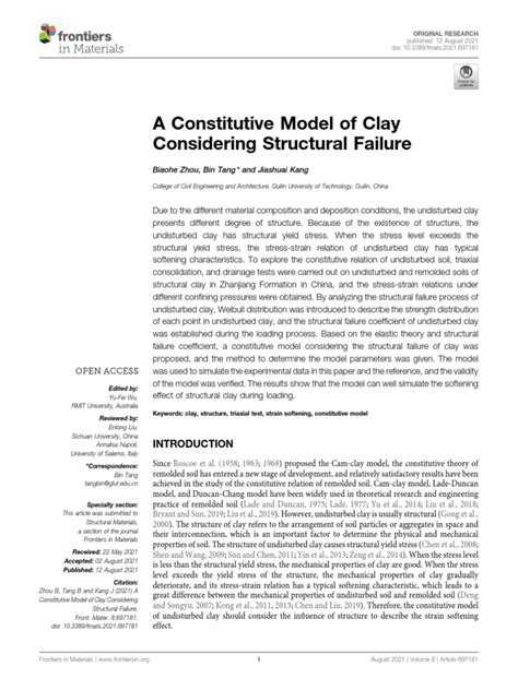 cam clay model str pdf strength of materials deformation