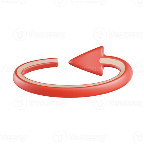 Rotate Arrow 3d Illustration 57671875 Png