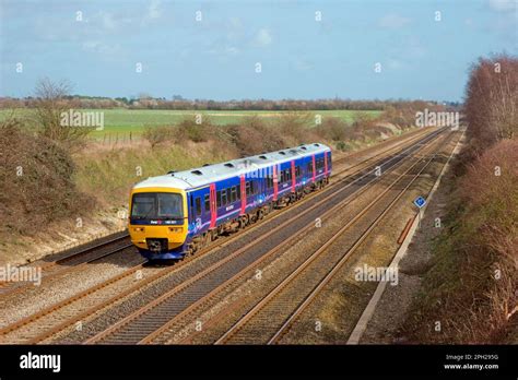 A Class 166 Turbo Diesel Multiple Unit Number 166201 Working A First