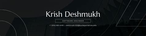 Krish Deshmukh Cse Ohio State Full Stack Dev React Django Node