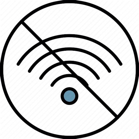 No Internet Connection Network Sign Signal Wifi Icon Download On Iconfinder