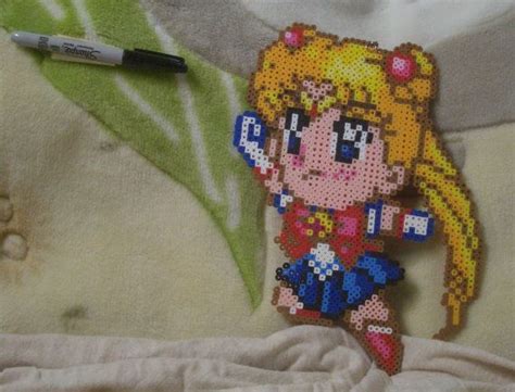 Perler Bead Art Sailor Moon Perler Bead Art Bead Art Perler Beads