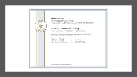 Linkedin Learning Certificates Of Completion Skills Ppt