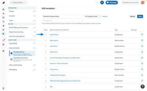 Creating Customized Templates SimplePractice Support